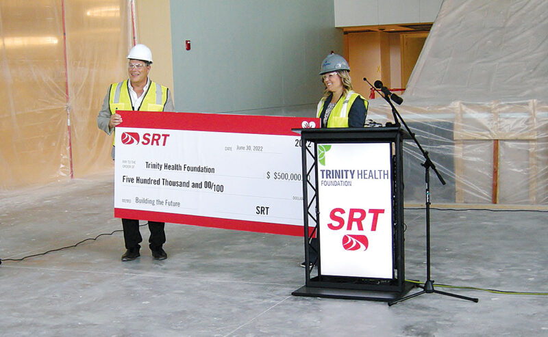 SRT donates $500,000 to new hospital | News, Sports, Jobs - Minot Daily ...